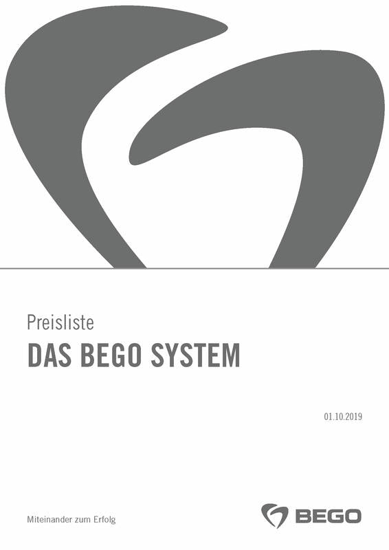 BEGO Preisliste